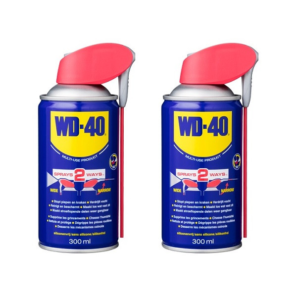 Multispray | WD-40 | 300 ml (met Smart Straw, 2 stuks) WD-40 Kabelshop.nl